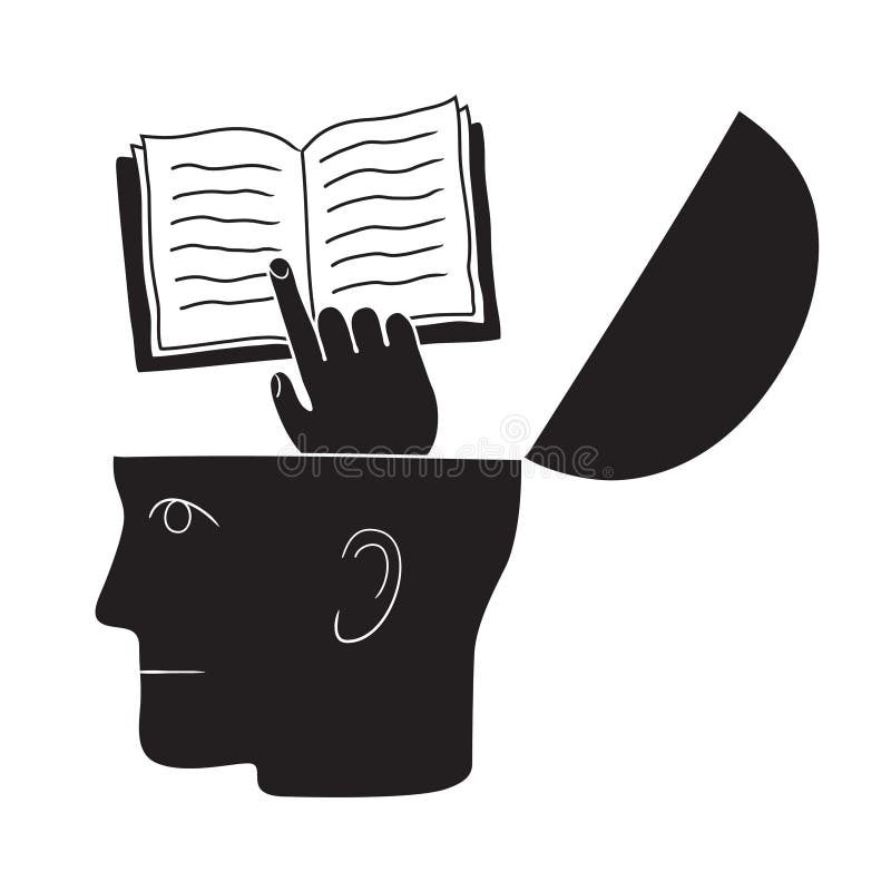 Knowledge, Drawing, Rest and Other Monochrome Icon in Cartoon Style ...