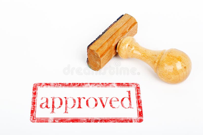 Stamped as approved stock photo. Image of approve, retro - 79838696