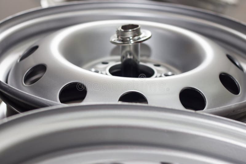 Stamped discs stock photo. Image of alloy, rubber, heap - 121591572