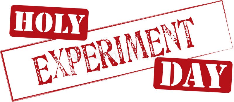Stamped Text Holy Experiment Day Stock Vector - Illustration of zeroing ...