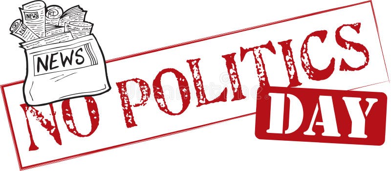Stamped Text No Politics Day Stock Vector - Illustration of system ...