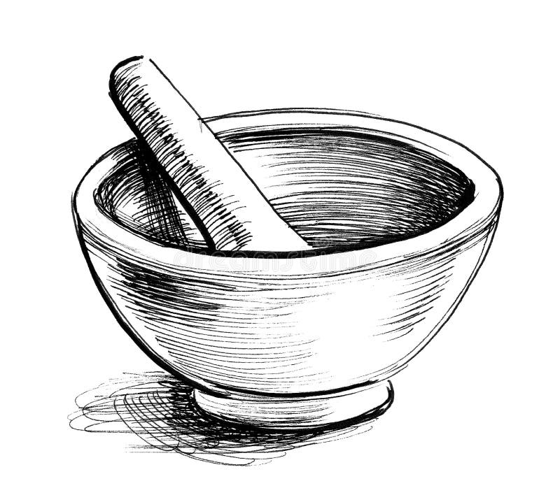 Stamper en mortier stock illustratie. Illustration of kunstwerk - 101525858 Stamper en mortier stock illustratie. Illustration of kunstwerk - 101525858