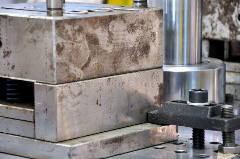 Stamping Equipment and Tooling of Manufacturing Stock Photo - Image of ...