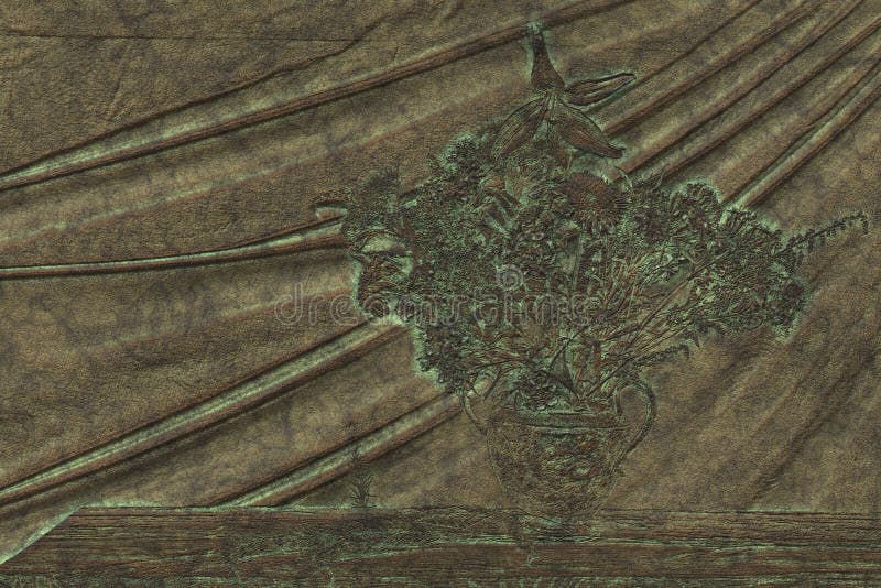 Abstract copper texture stock illustration. Illustration of grungy ...