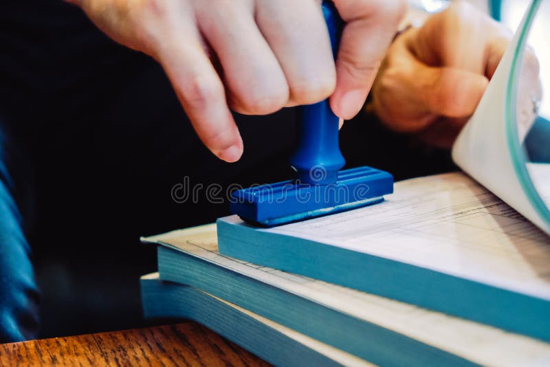 Stamping rubber Stamp stock photo. Image of document - 155922898