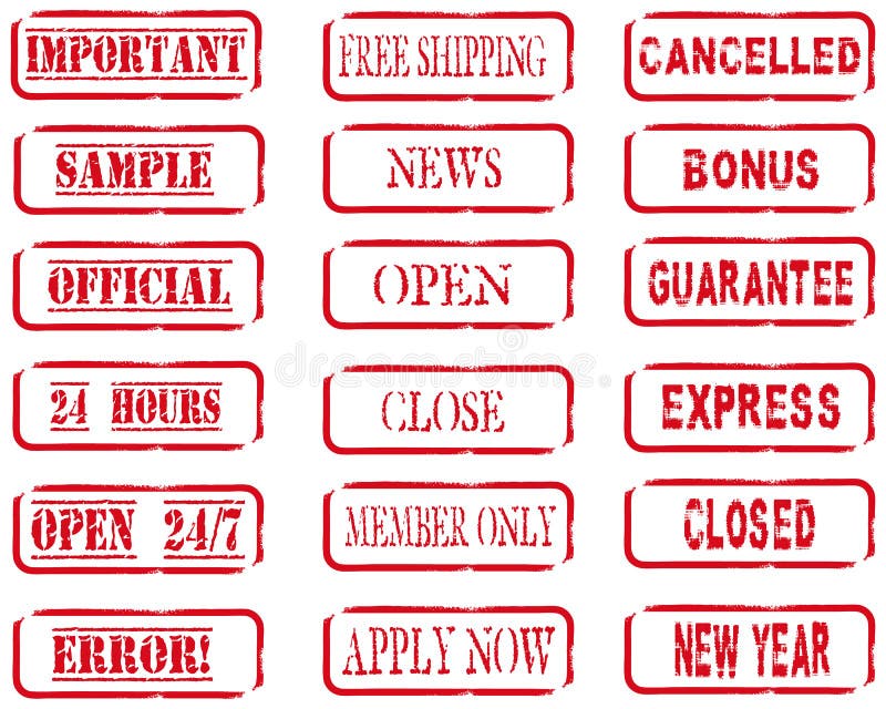 Sample Stamps Stock Illustrations – 950 Sample Stamps Stock ...