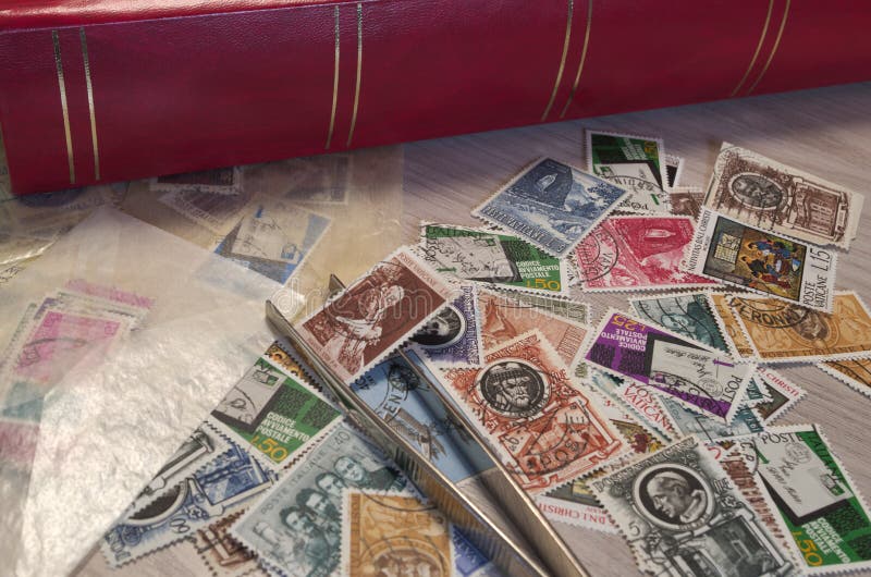 Stamps collection editorial image. Image of retro, communication - 68166590