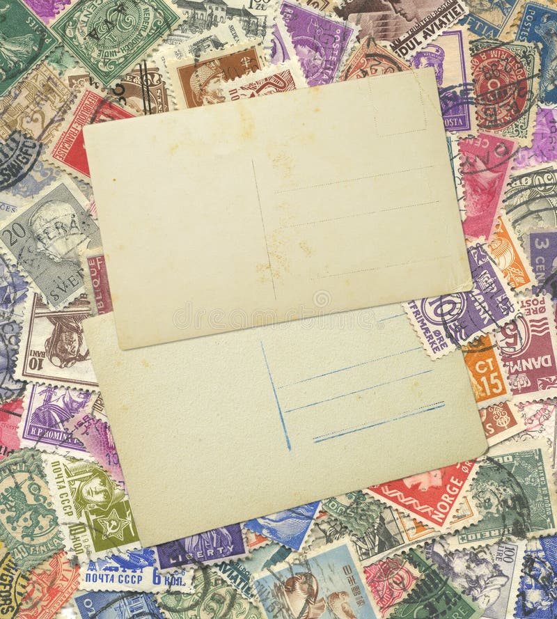 Stamps mail. editorial image. Image of philately, countries - 36408005