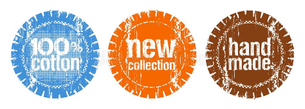 Stamps for new collection stock illustration. Illustration of paperwork ...