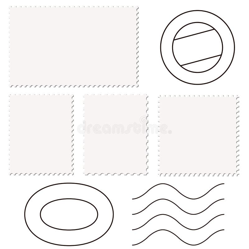 Post marks stock vector. Illustration of background, office - 2324035