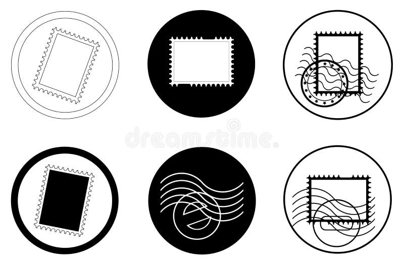 Stamps and postmarks stock vector. Illustration of stamp - 56942920