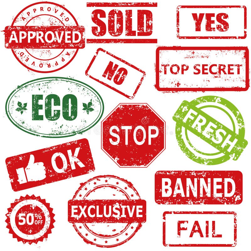 Ok stamp stock vector. Illustration of approval, symbol - 27492553