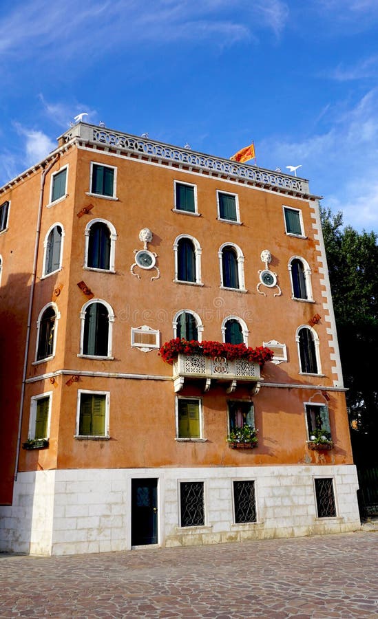 Stand Alone Ancient Building Stock Image - Image of historic, narrow ...