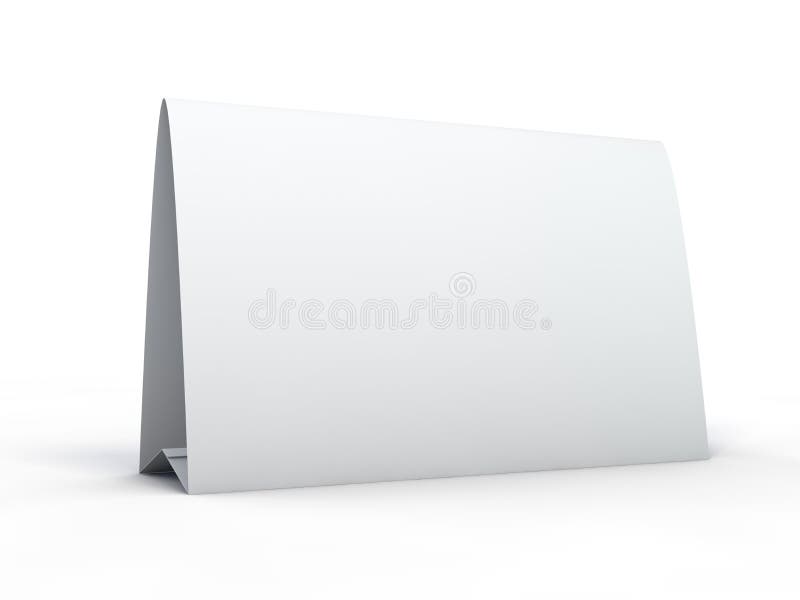 Stand for Booklets with White Sheets of Paper. Mockup Stock ...