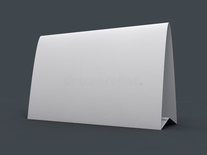 Stand for Booklets with White Sheets of Paper. Mockup Stock ...