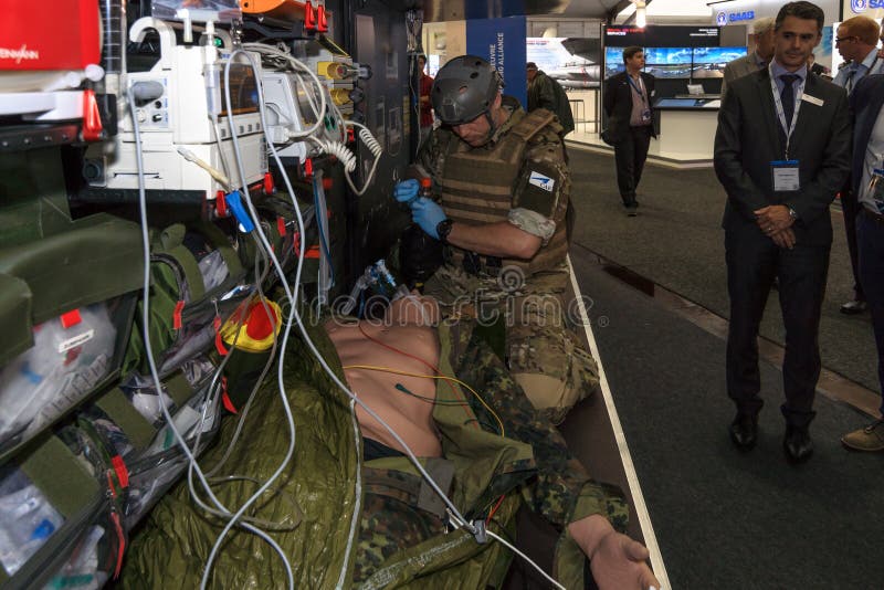 The Stand of CAE Defence and Security Editorial Photography - Image of ...