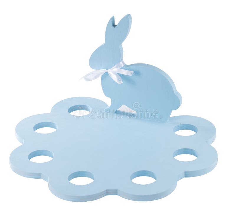 Stand Cake in the Form of an Easter Bunny, Isolated on White Background ...