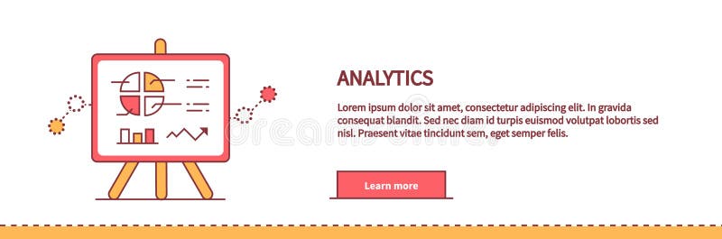 Stand with Charts and Parameters Stock Vector - Illustration of ...