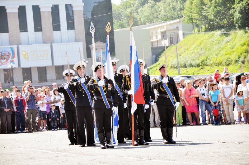 Stand on command quietly editorial photography. Image of people - 15945857