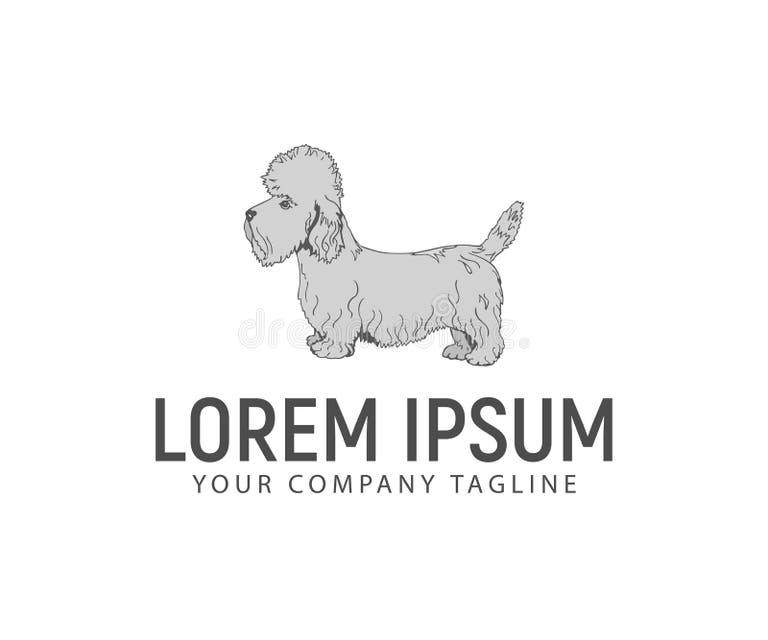 Stand Dog Logo. Pet Dog Logo Logo Design Concept Template Stock Vector ...