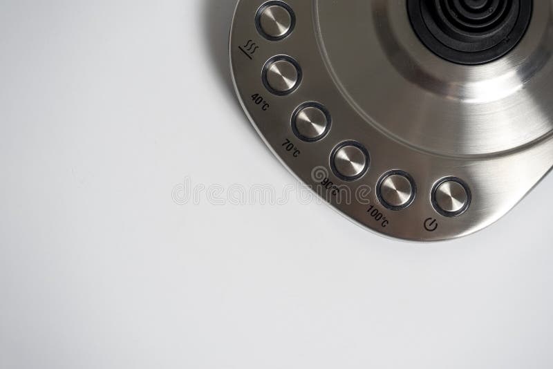 The Stand of the Electric Kettle Silver with Different Buttons for Mode ...