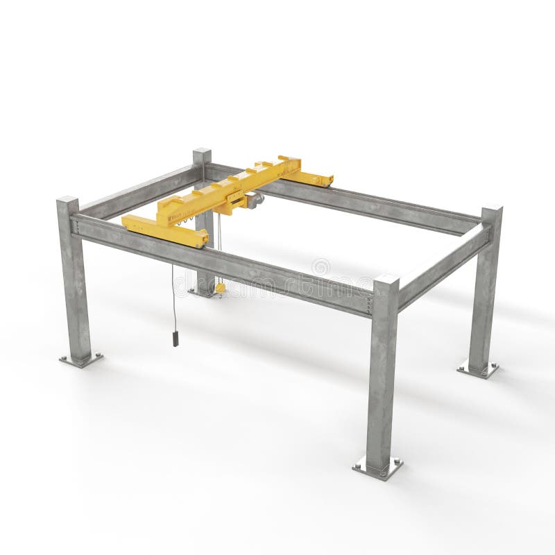 Stand for External Air Conditioner Unit Isolated on White Stock ...