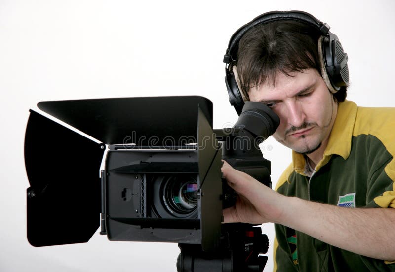 Stand HD-camcorder stock photo. Image of crew, equipment - 4823214