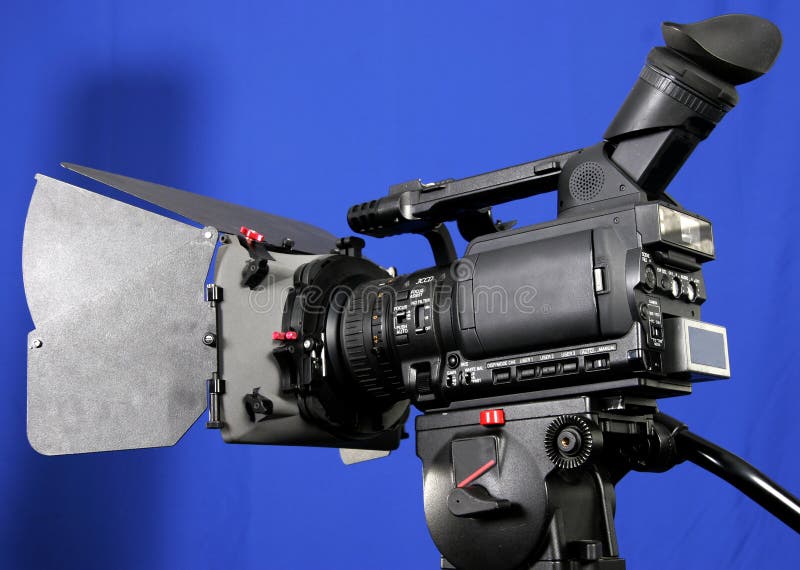 Broadcast camera stock photo. Image of glass, alignment - 1952070