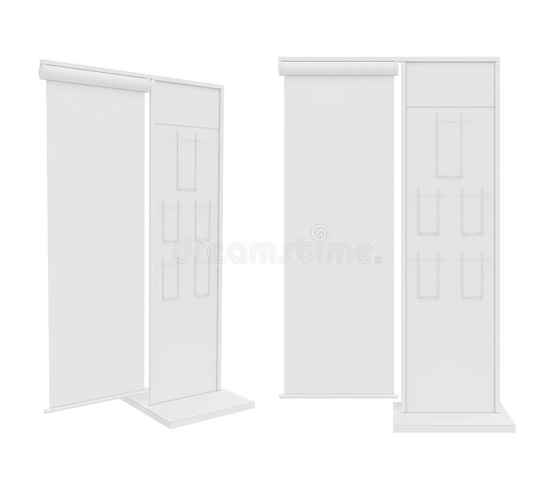 Stand Isolated on White Background, 3D Rendering Stock Illustration ...