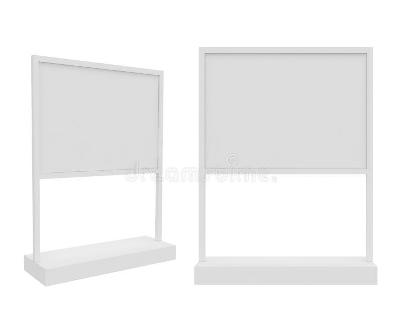 Stand Isolated on White Background, 3D Rendering Stock Illustration ...