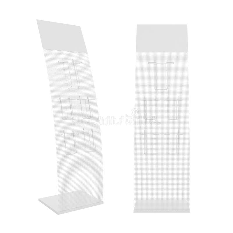 Stand Isolated on White Background, 3D Rendering Stock Illustration ...