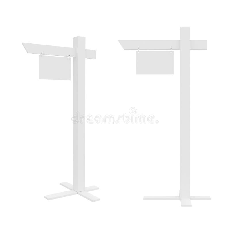 Stand Isolated on White Background, 3D Rendering Stock Illustration ...