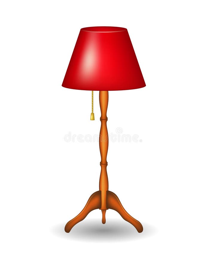 Stand Lit Lamp for Diwali Celebration. Stock Illustration ...
