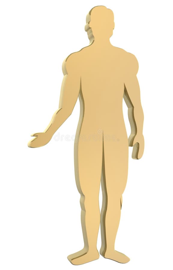 Stand man stock illustration. Illustration of life, body - 1099507