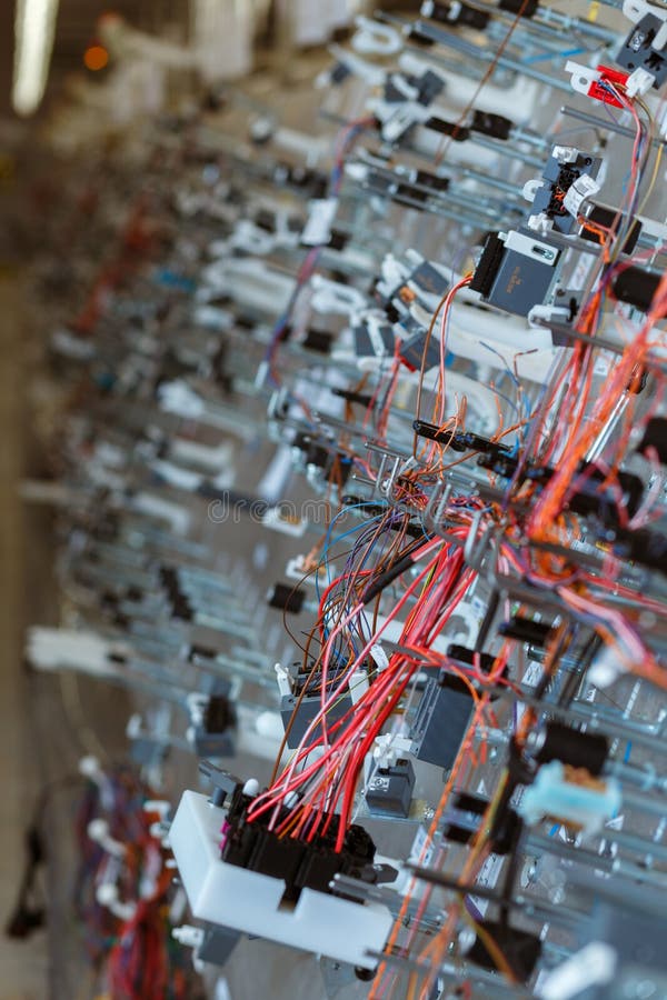 Stand for the manufacture stock image. Image of distribution - 45587099