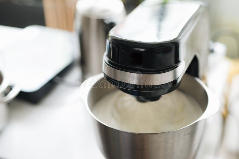 Stand Mixer in the Bakery Kitchen Professional Stock Image - Image of ...