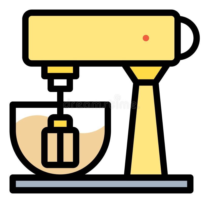 Stand Mixer Icon, Bakery and Baking Related Vector Stock Vector ...