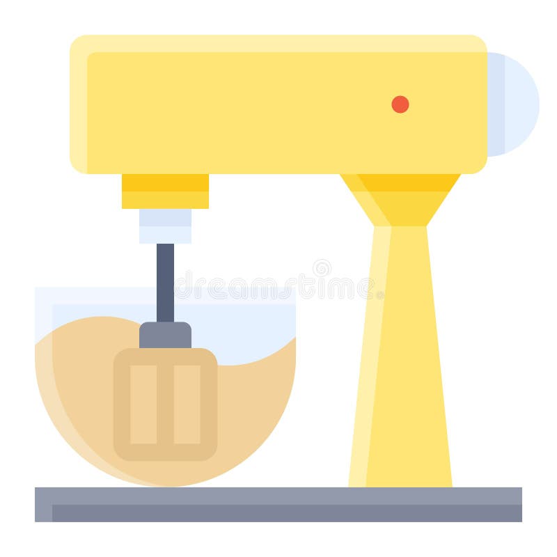Stand Mixer Icon, Bakery and Baking Related Vector Stock Vector ...