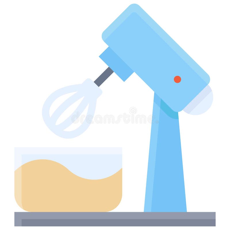 Stand Mixer Icon, Bakery and Baking Related Vector Stock Vector ...