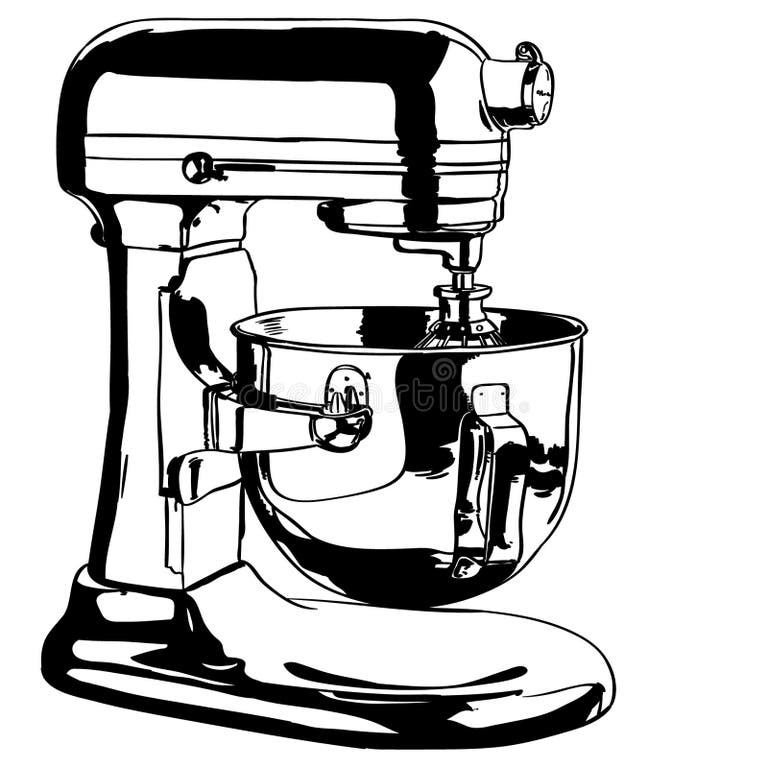 Stand Mixer Vector Eps Illustration by Crafteroks Stock Vector ...