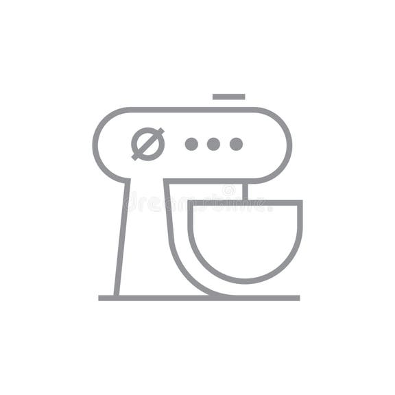 Stand Mixer. Vector Illustration Decorative Design Stock Vector ...