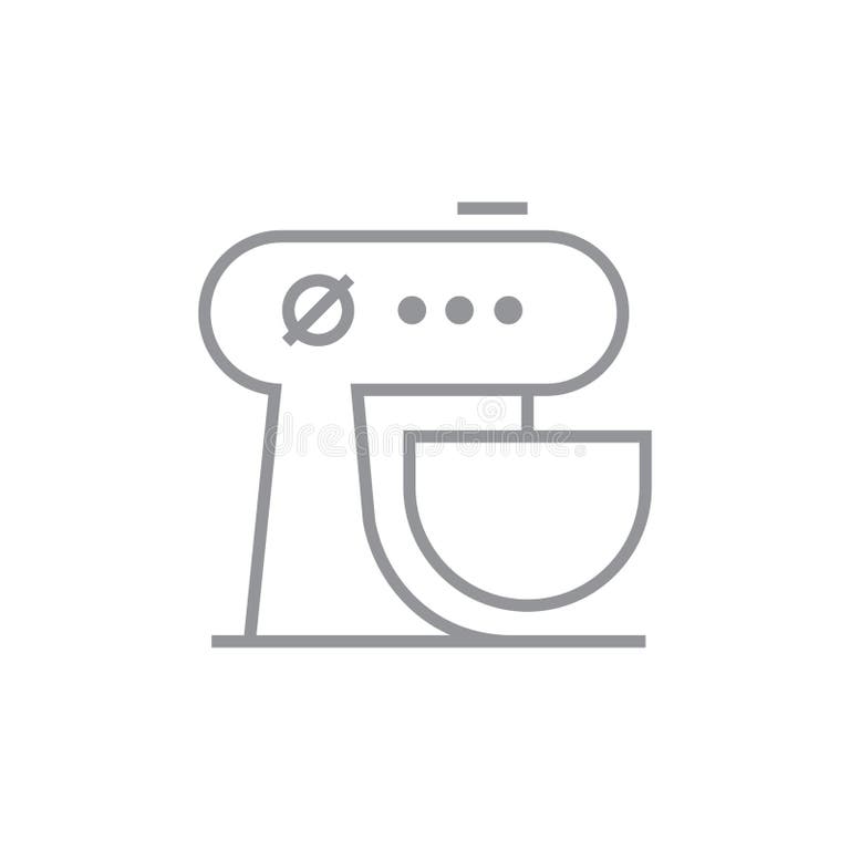 Stand Mixer. Vector Illustration Decorative Design Stock Vector ...