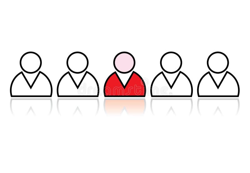 Standing Out Crowd Concept Stock Illustrations – 3,503 Standing Out ...
