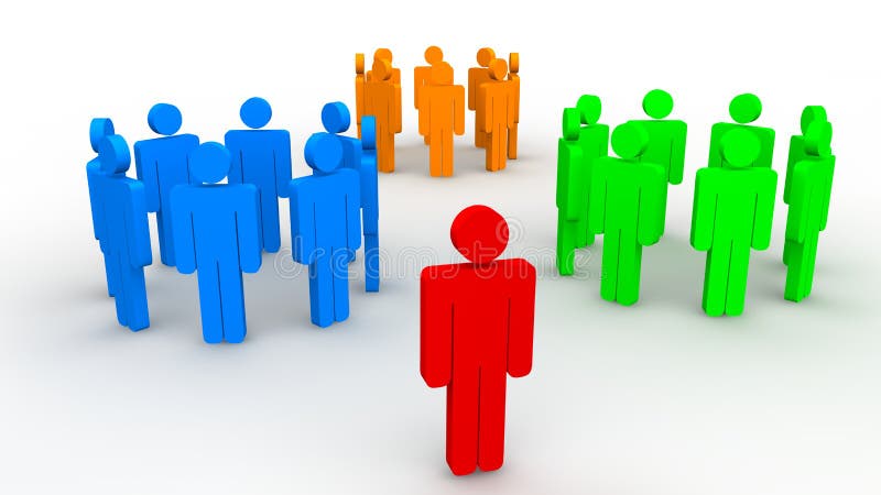 Stand Out Crowd Stock Illustrations – 3,596 Stand Out Crowd Stock ...