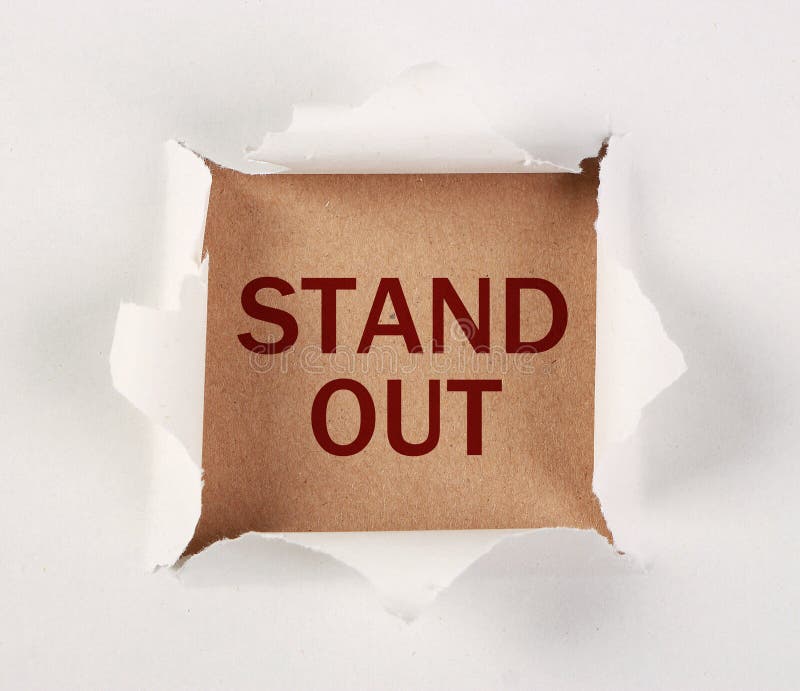 Stand out stock image. Image of confidence, alternative - 45080787