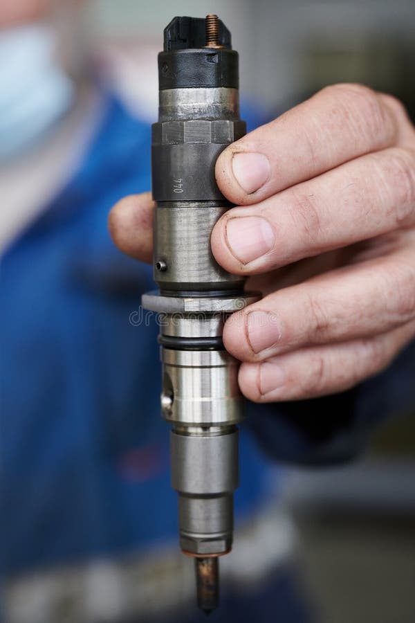 At the Stand, the Process of Checking the Operability and Wear, the ...