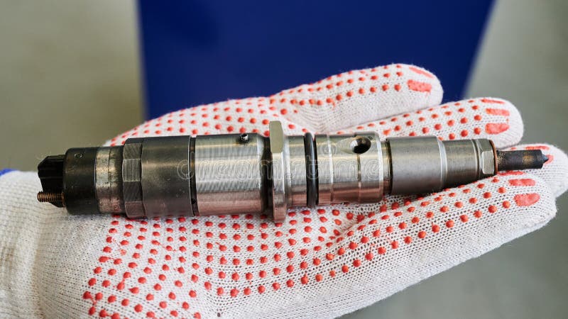 At the Stand, the Process of Checking the Operability and Wear, the ...