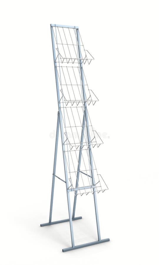 Stand for Promotional Materials. Stock Illustration - Illustration of ...