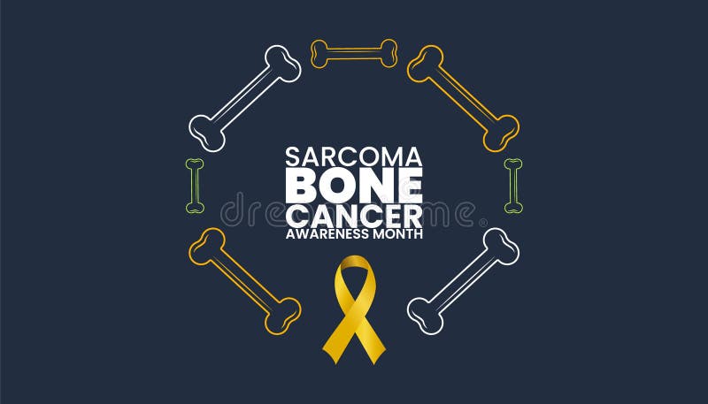 Stand Strong Sarcoma Bone Cancer Awareness Month Stock Illustration ...