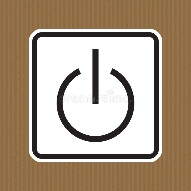 Stand-by Symbol Sign, Vector Illustration, Isolate on White Background ...